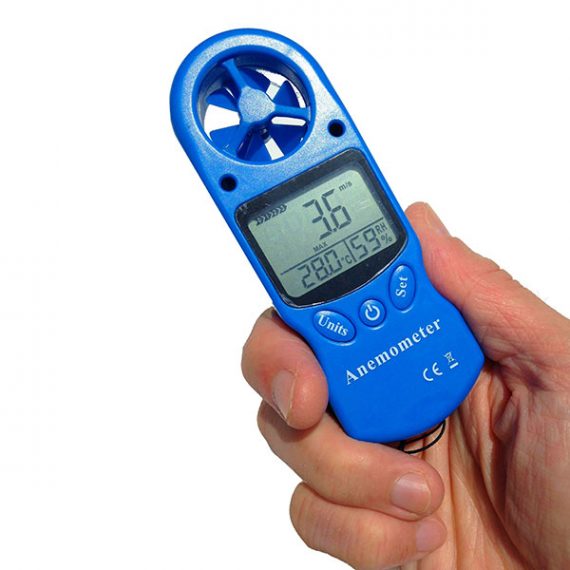 Anemometer Temperature Humidity Meter, Calibratable - Instrument Devices