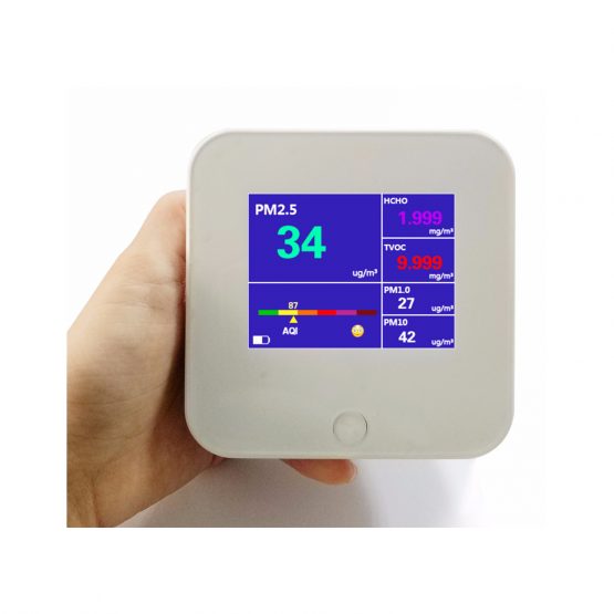 Portable Air Quality Meter-,Formaldehyde HCHO, TVOC, air temperature ...